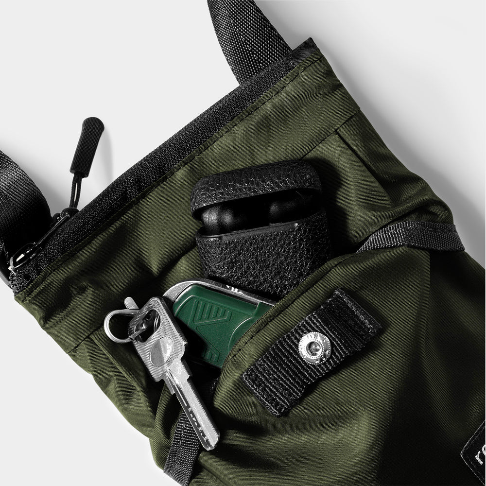 Nylon Crossbody Bag · Mossgreen · RecklessPh